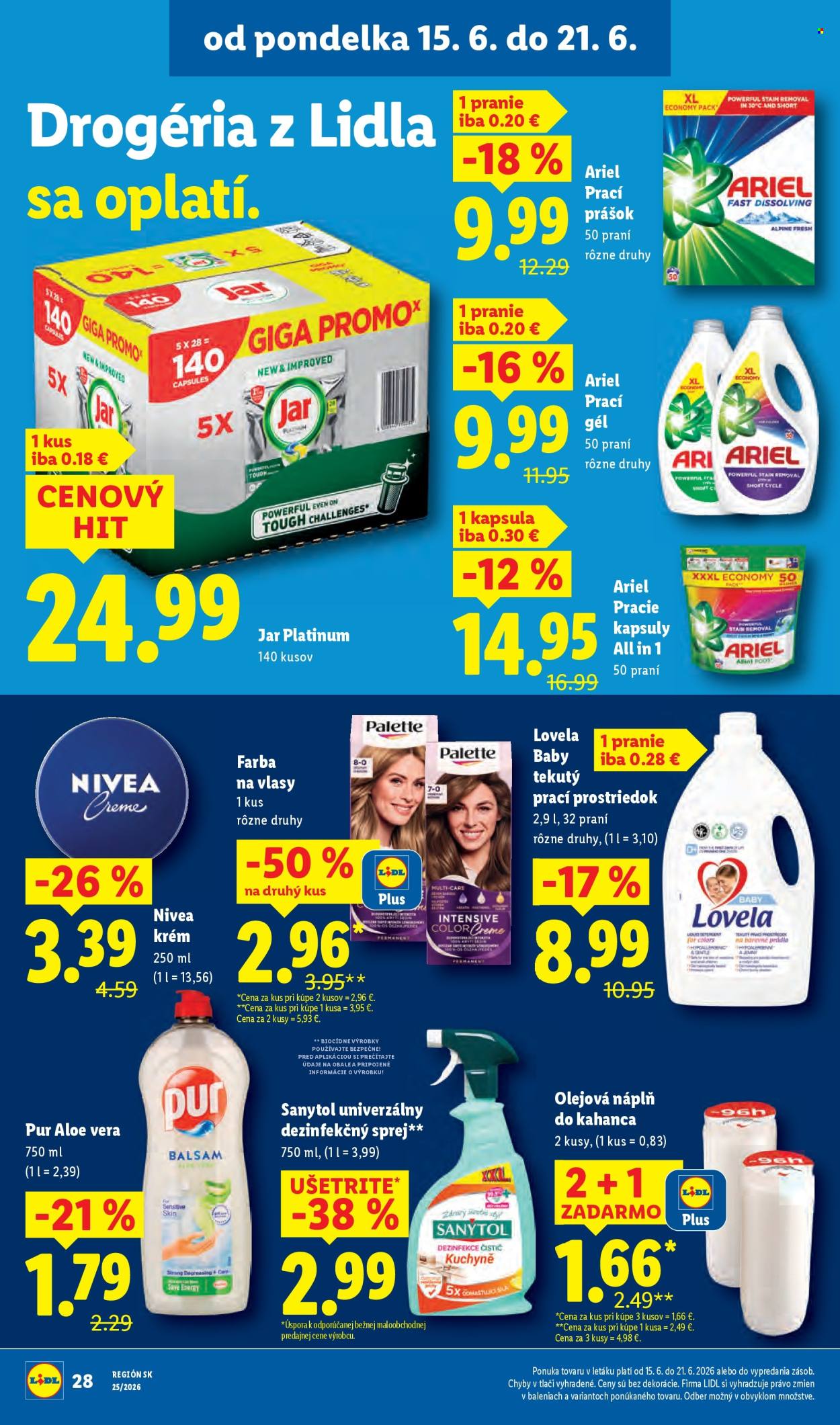 Leták Lidl - 15.6.2026 - 21.6.2026 | Promotheus